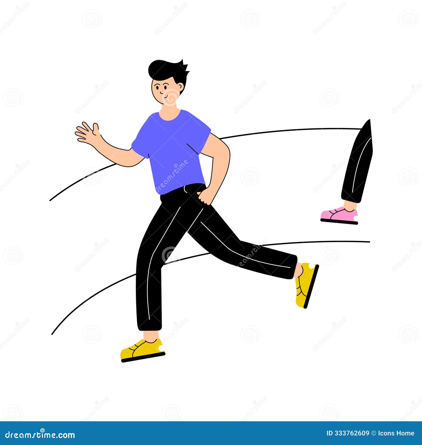 Running stock illustration. Illustration of olympic - 333762609