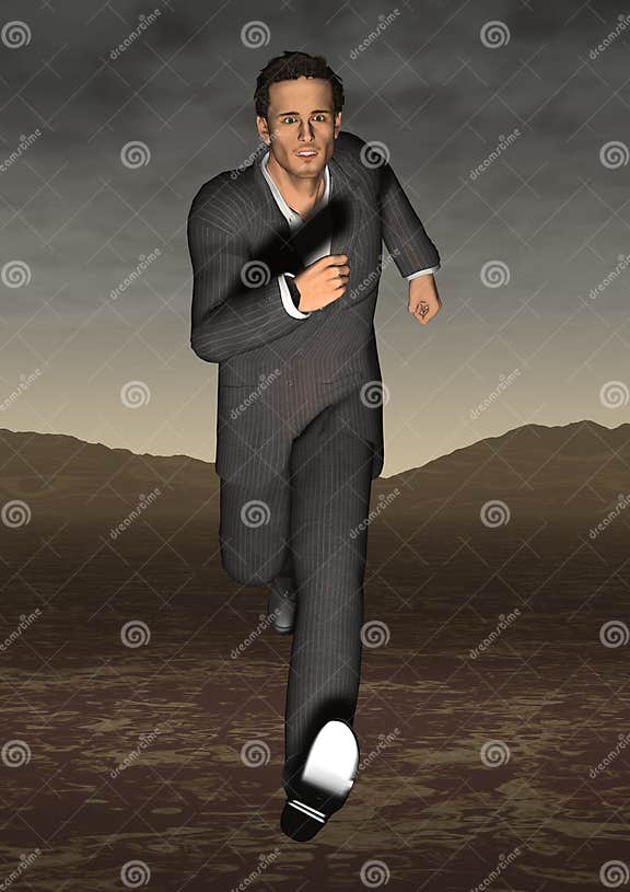 Running Scared stock image. Image of bolt, scared, sprint - 746561