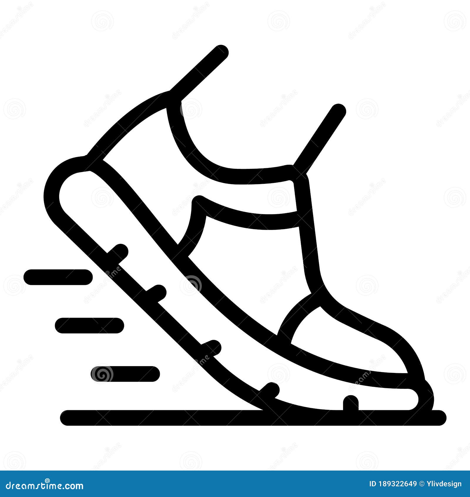 Running Shoe Icon, Outline Style Stock Vector - Illustration of element ... Running Shoe Icon, Outline Style Stock Vector - Illustration of element ...