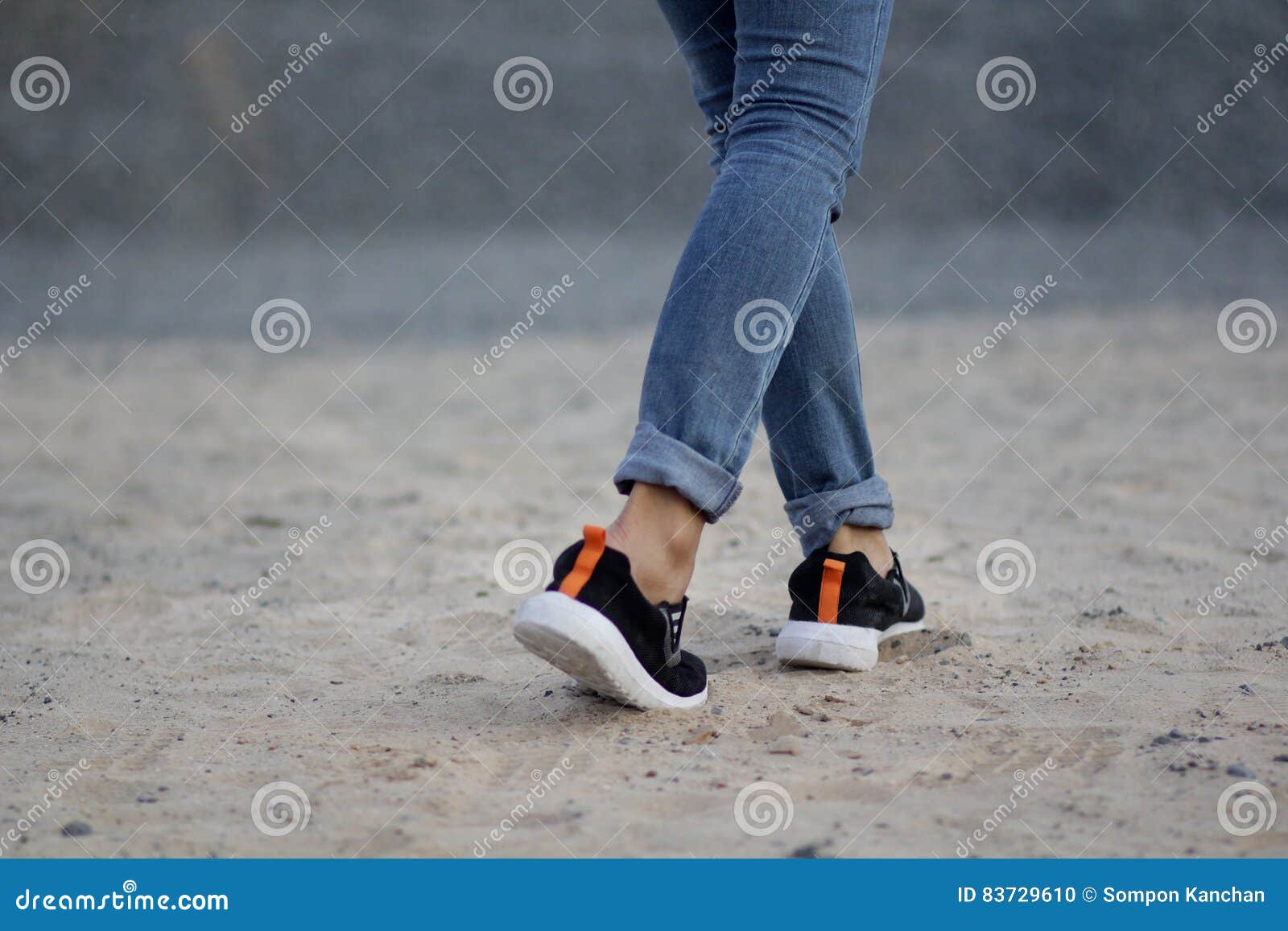 Running stock photo. Image of woman, healthy, jeans, workout - 83729610