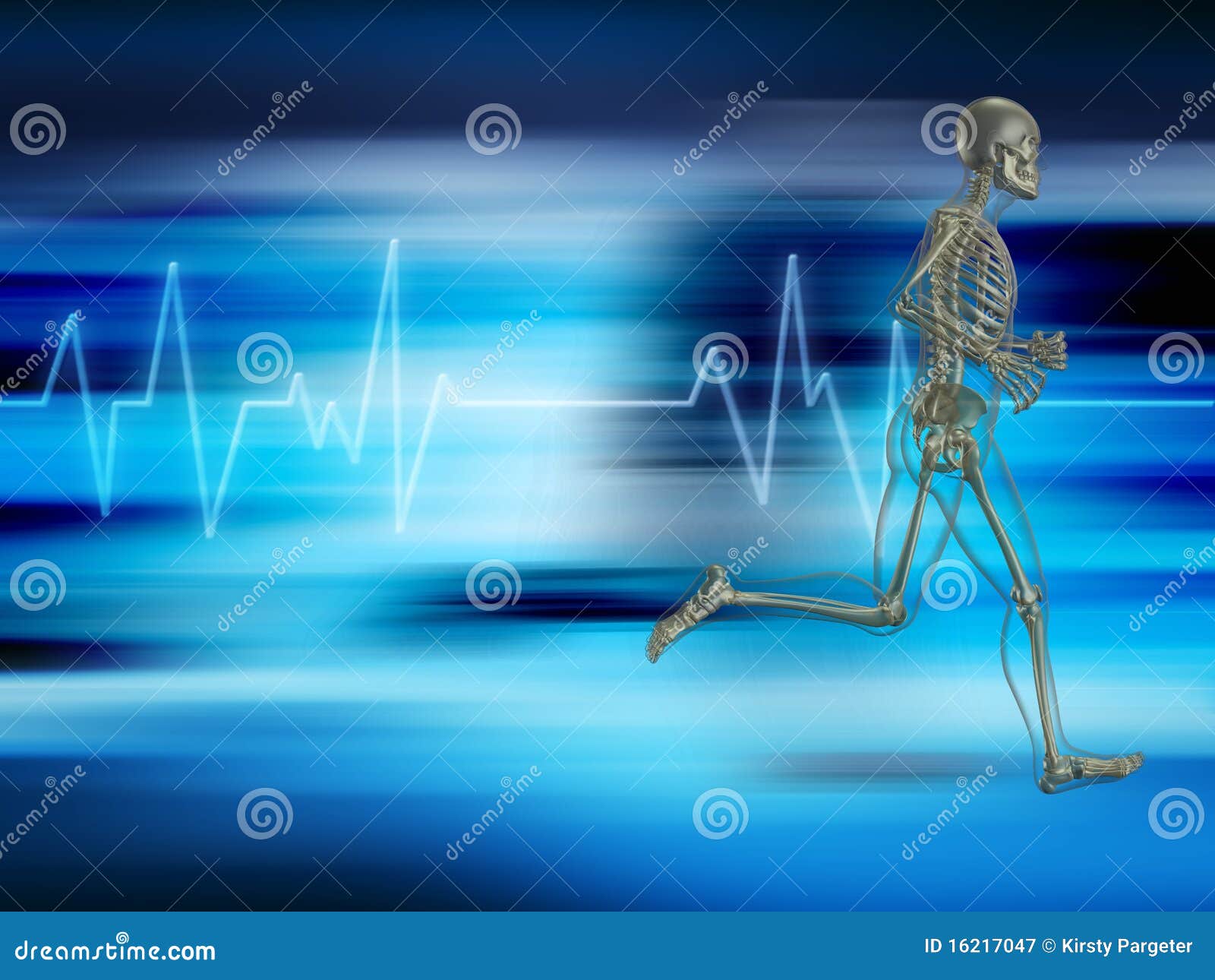 Running Skeleton Icon, Cartoon Style Vector Illustration ...