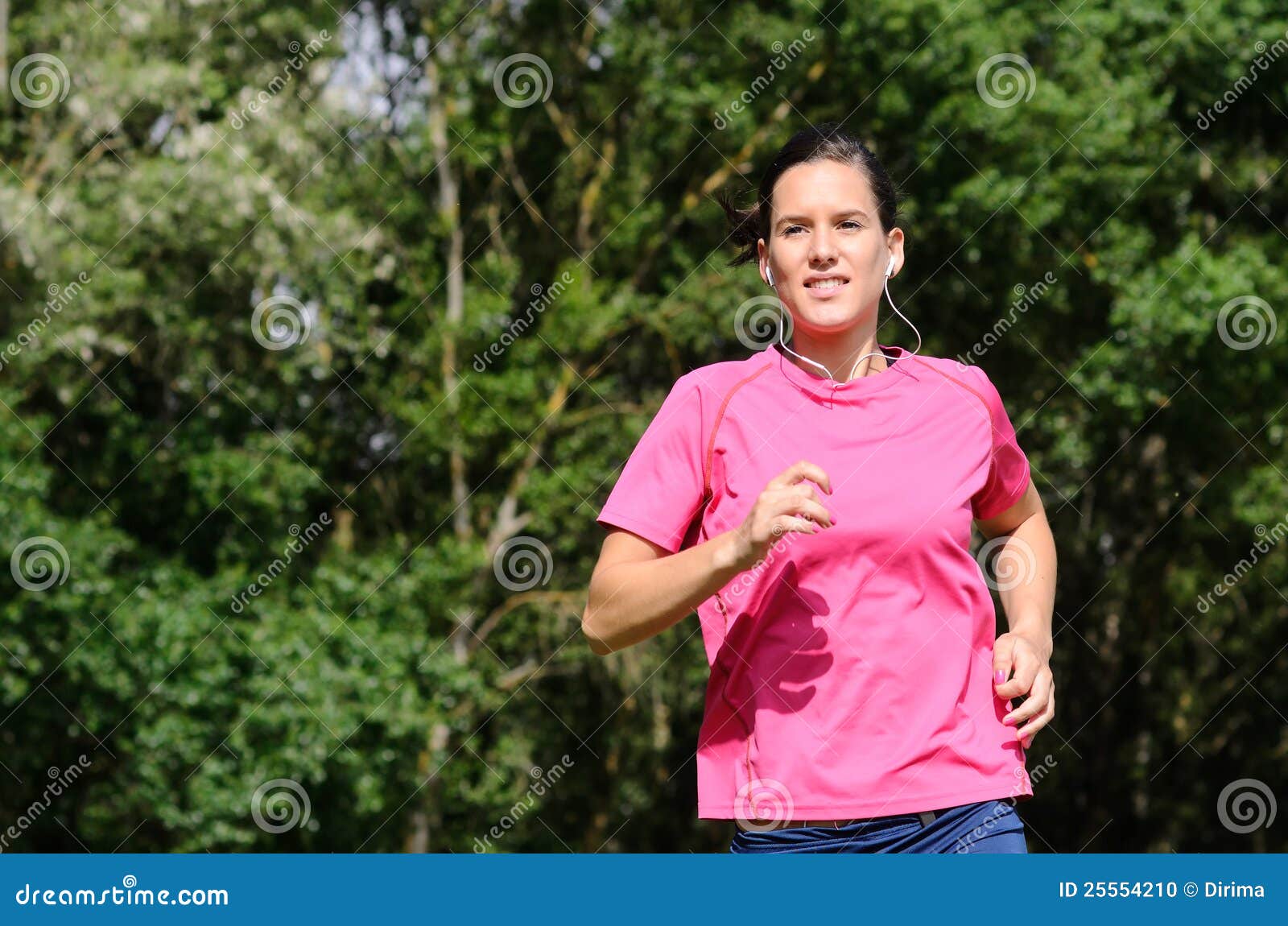 Running and Smiling stock photo. Image of enjoyment, determination ...