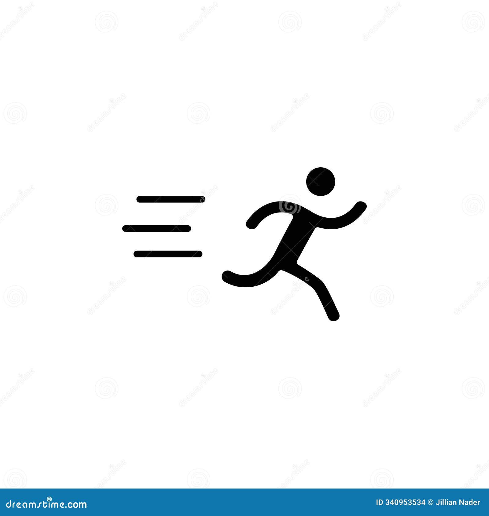 Running Speed Icon Web Design in Vector Stock Vector - Illustration of ...