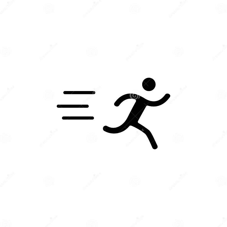 Running Speed Icon Web Design in Vector Stock Vector - Illustration of ...