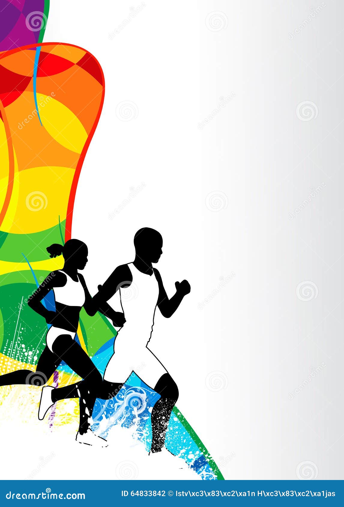 Running sport background stock illustration. Illustration of abstract ...