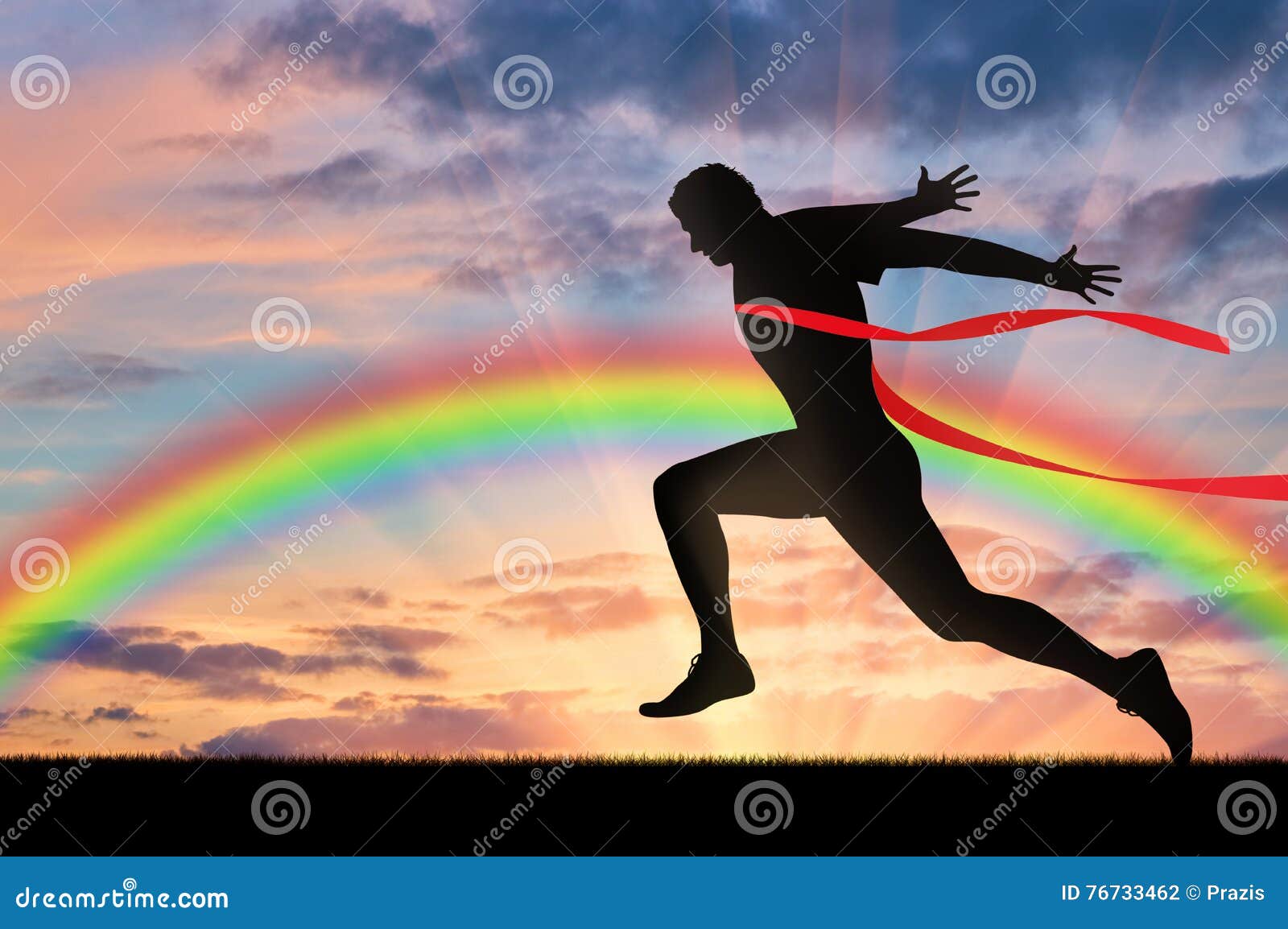 Running Sports. Competition Five Athletes Runners Stock Photo - Image ...