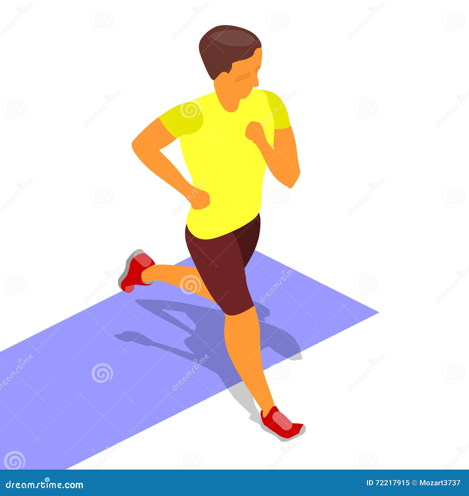 Running, Sprinter, Athlete Cartoon Vector | CartoonDealer.com #102336263