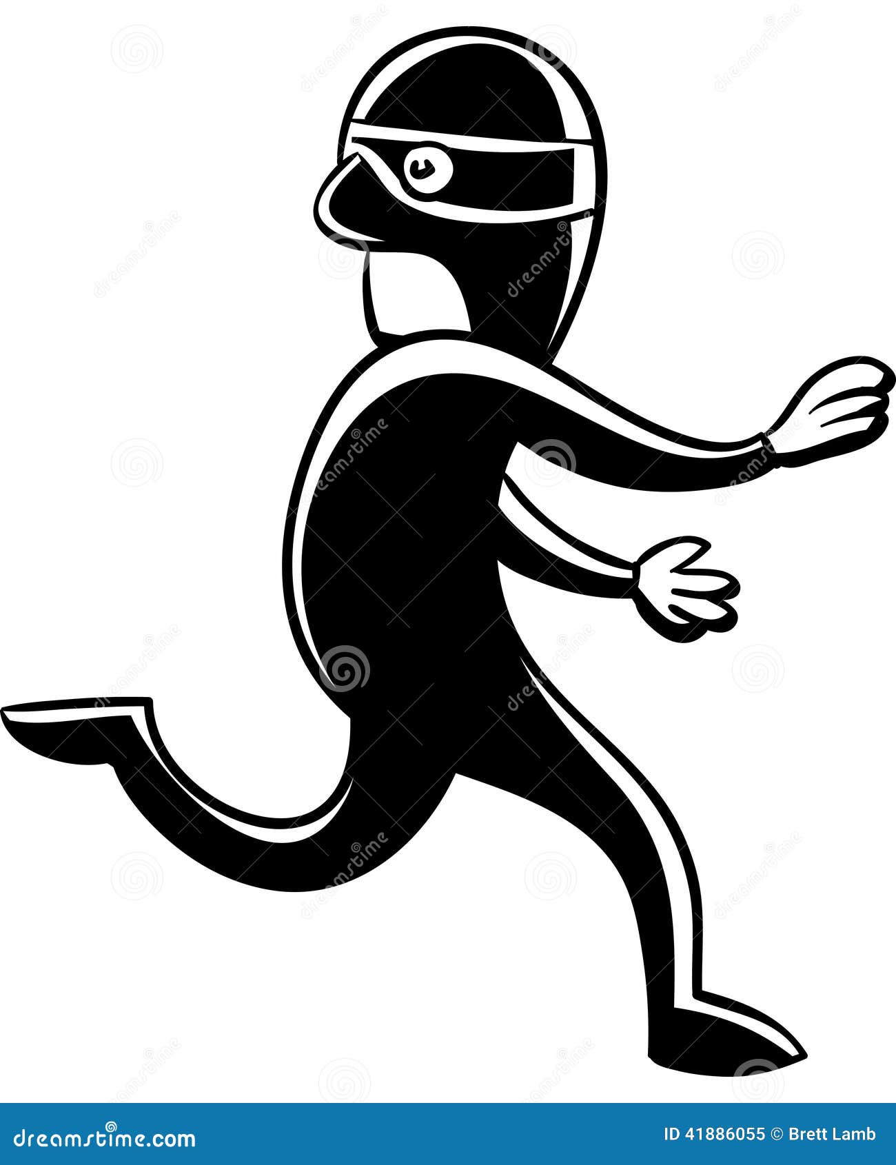 Running Spy stock illustration. Illustration of cartoon - 41886055