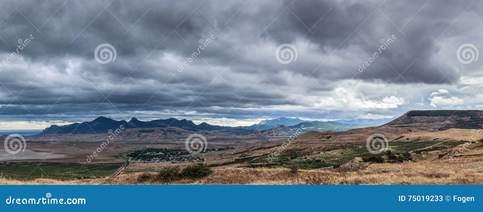 Running storm clouds stock image. Image of bush, dune - 75019233