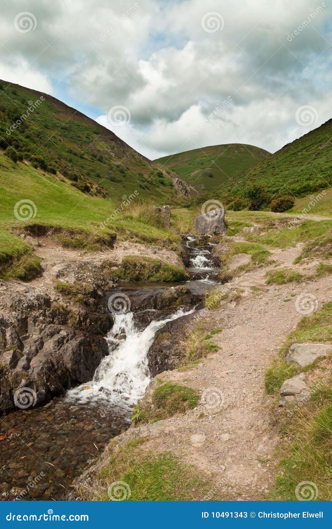 Running Stream stock image. Image of valley, midlands - 10491343