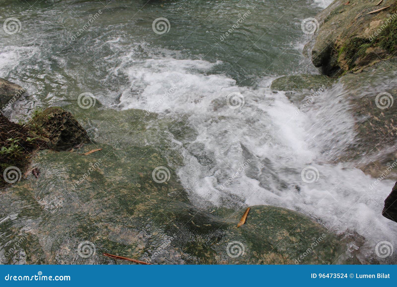 Running stream stock photo. Image of nature, stream, lake - 96473524