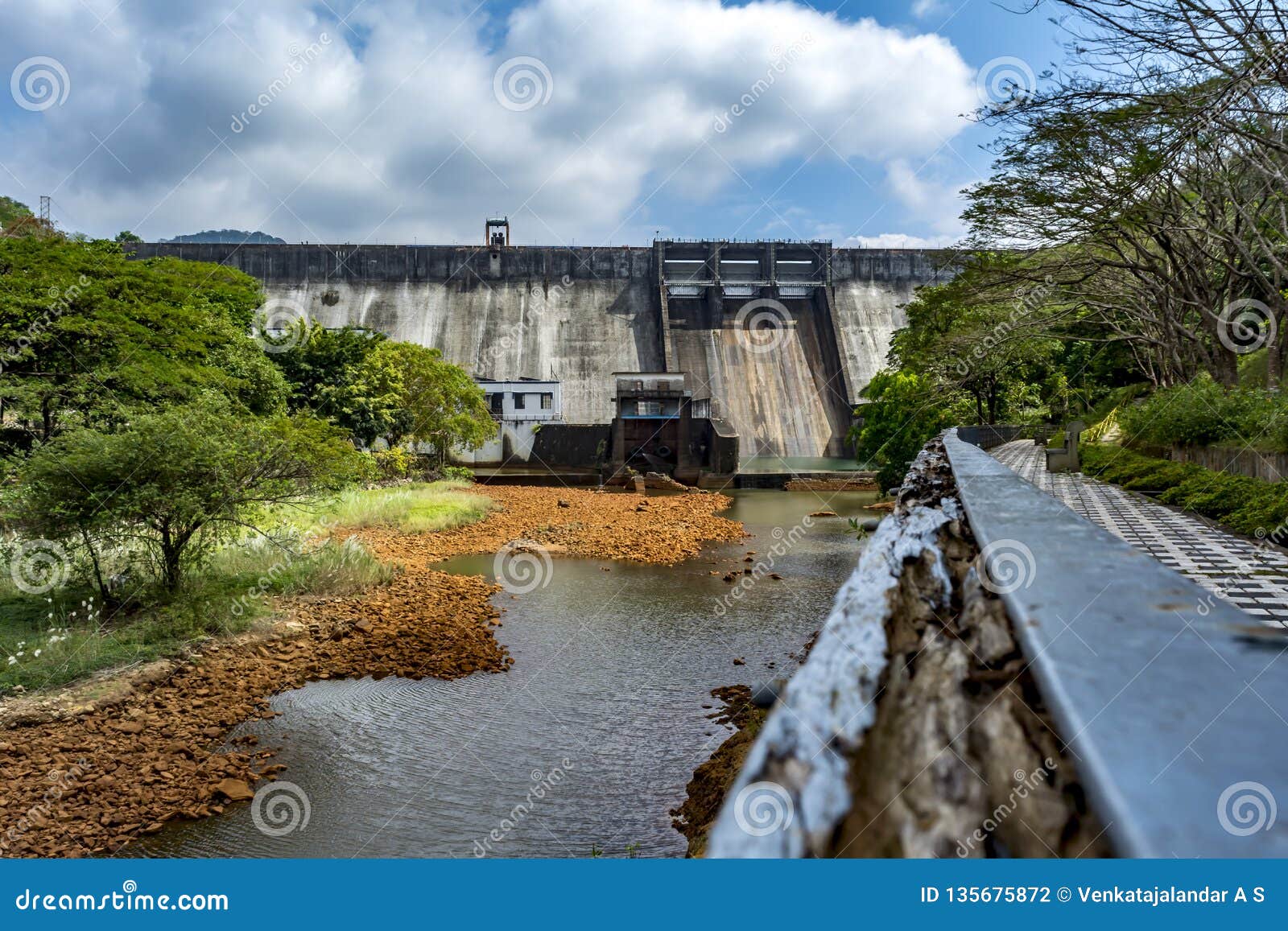 Kallada River Or Kulathupuzha, Kollam, Kerala Stock Photo ...