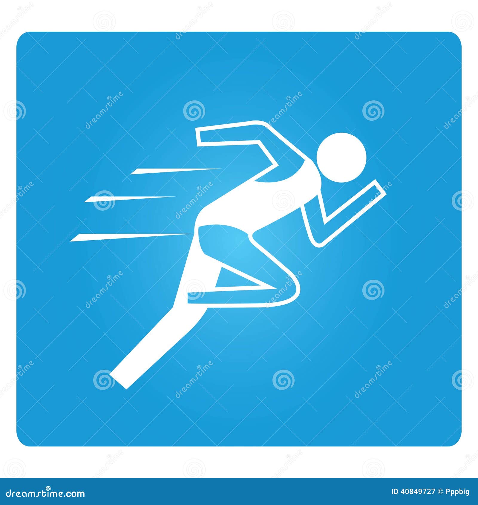 Running stock illustration. Illustration of sprinter - 40849727