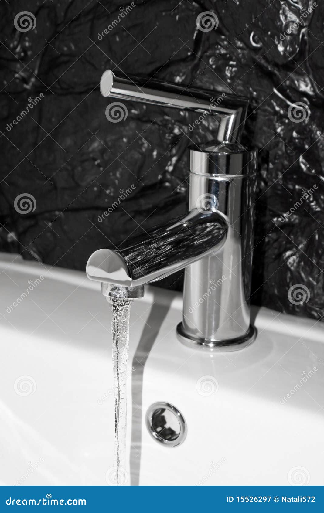 Running tap stock image. Image of cost, running, silver - 15526297