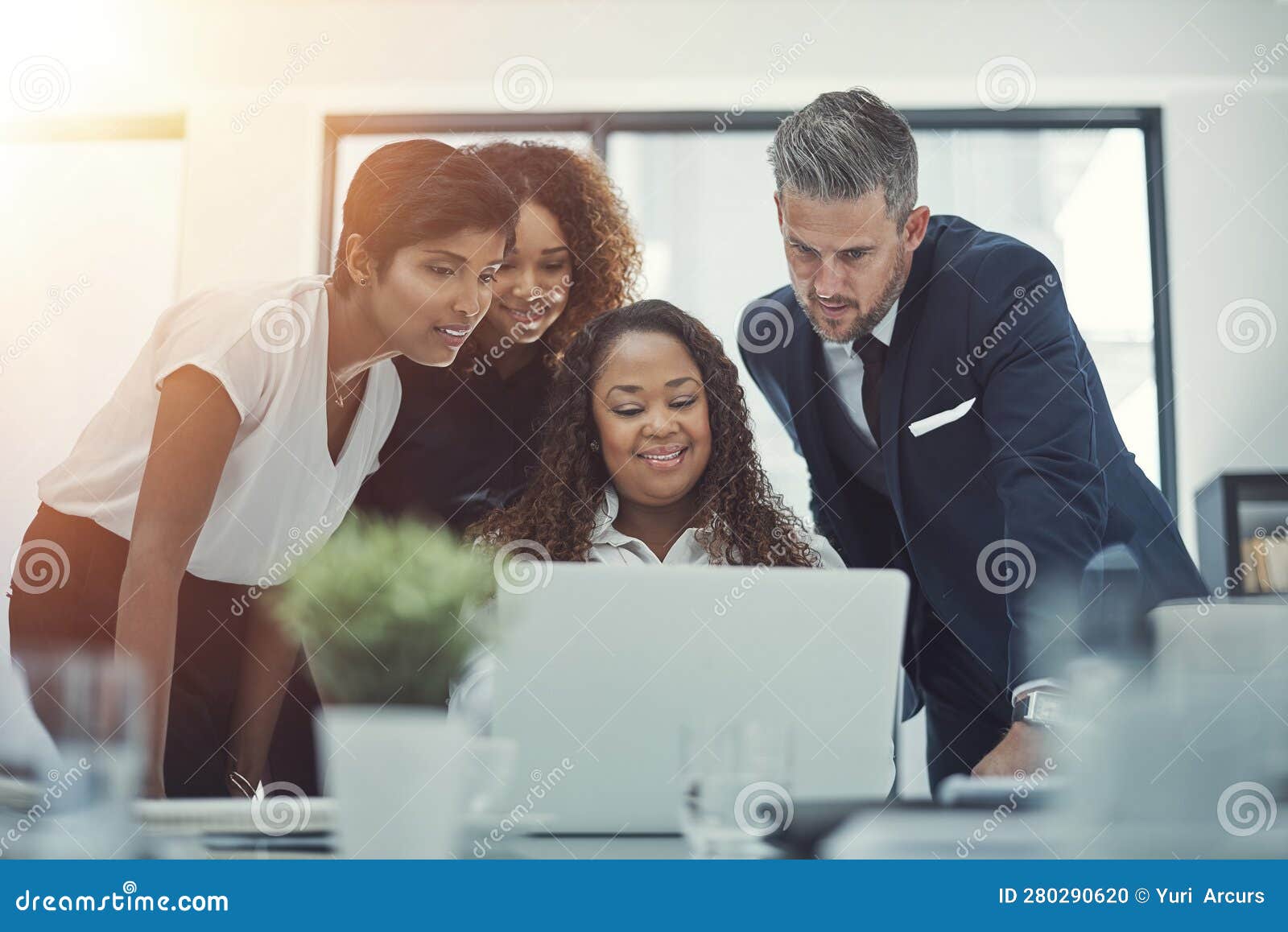 Running Their Collaboration on Hard Work and Teamwork. a Group of ...