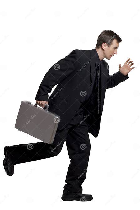 Running to catch up stock photo. Image of business, online - 635998