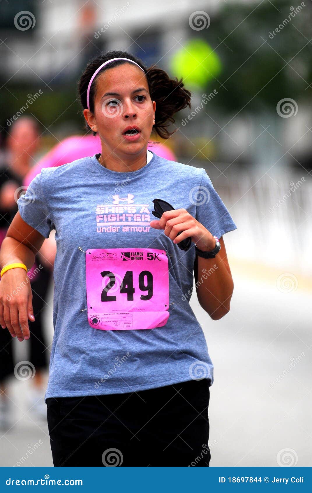 Running to raise awareness editorial stock image. Image of hope - 18697844