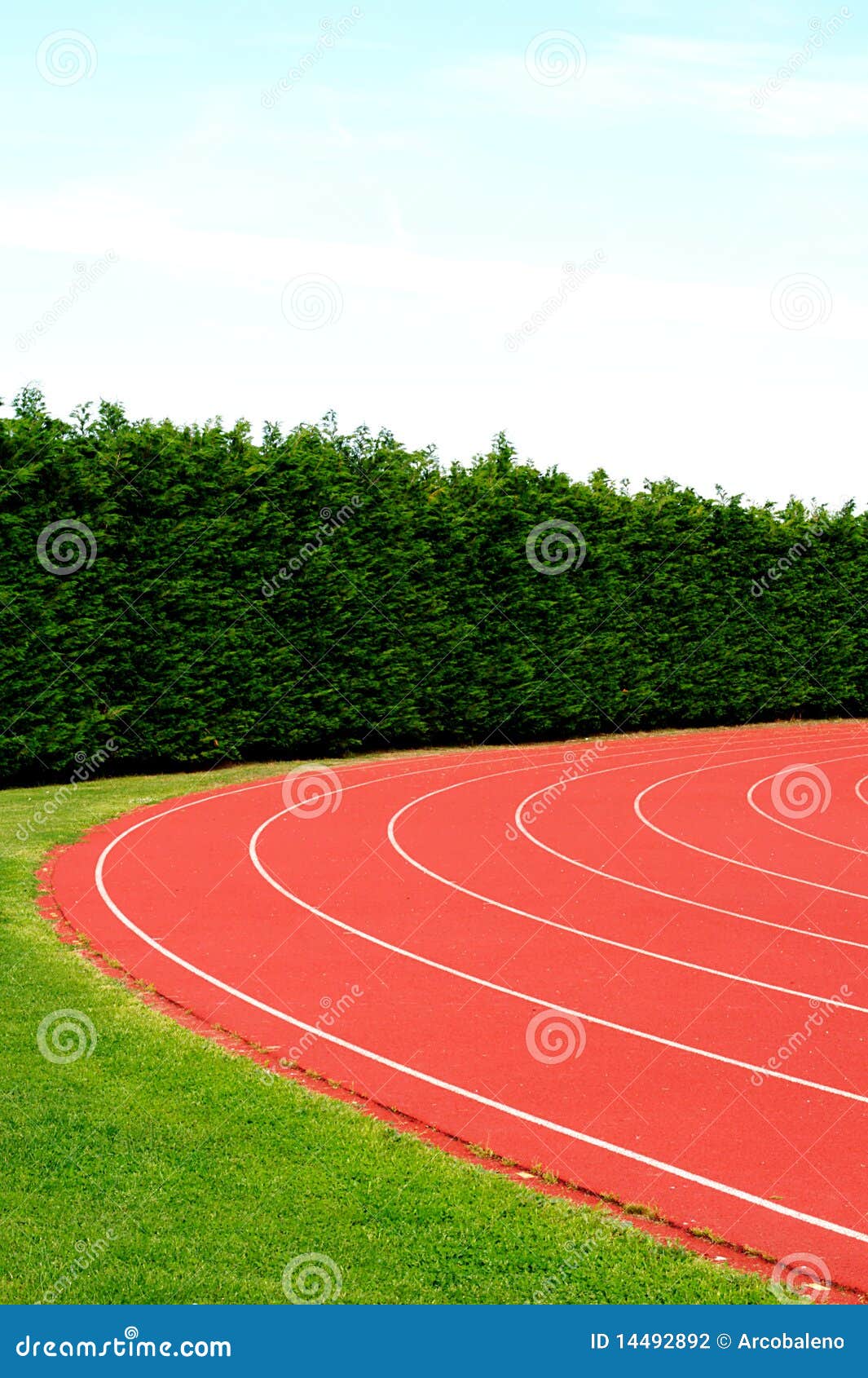 Running track stock photo. Image of ground, healthy, competition - 14492892