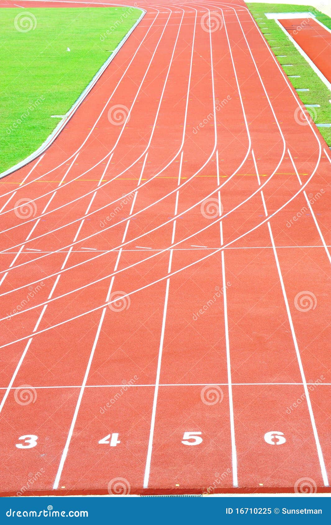 Running Track stock image. Image of hobby, minutes, streak - 16710225