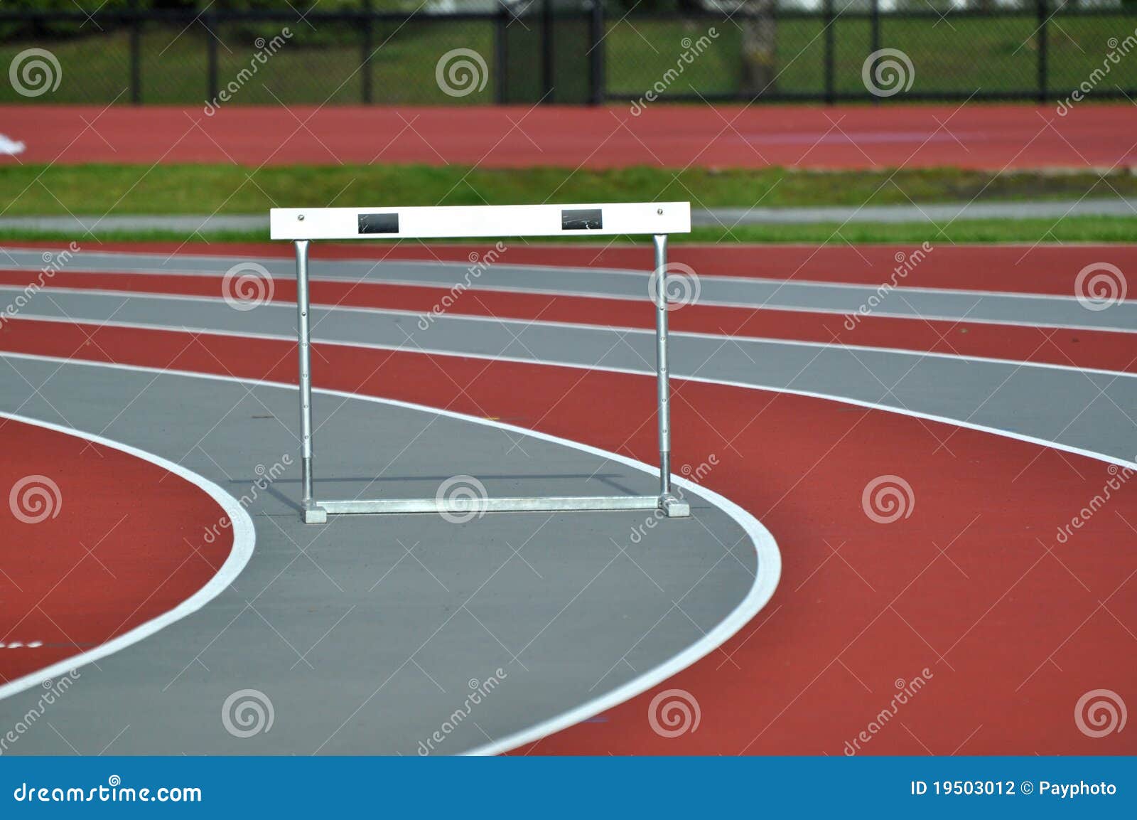 Running track stock photo. Image of field, road, health - 19503012