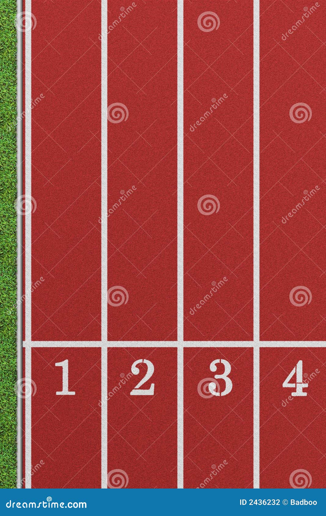 Running track stock illustration. Illustration of modern - 2436232