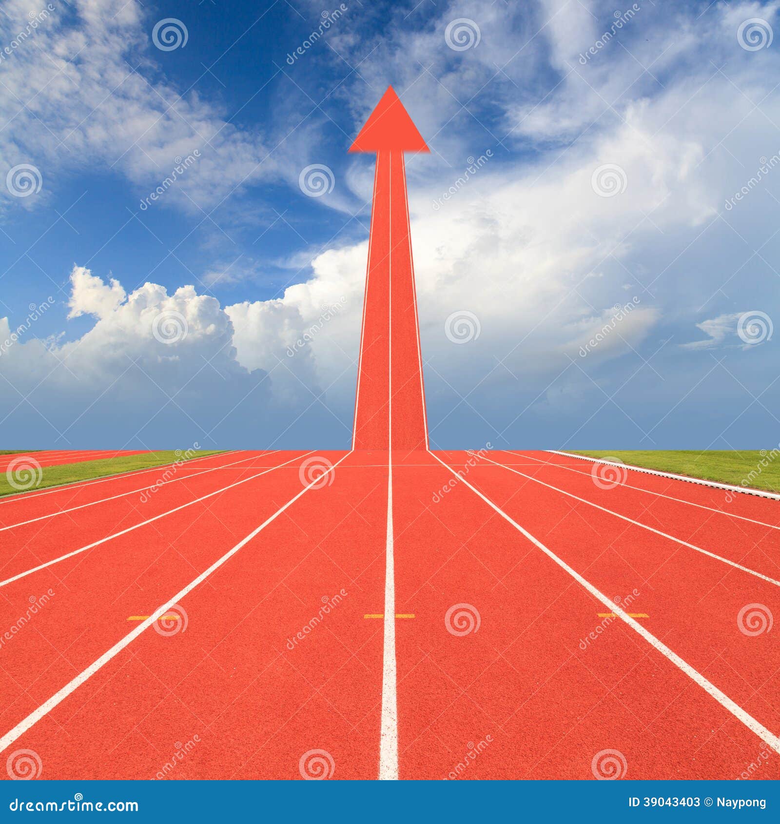 Running track stock image. Image of lane, health, landscape - 39043403