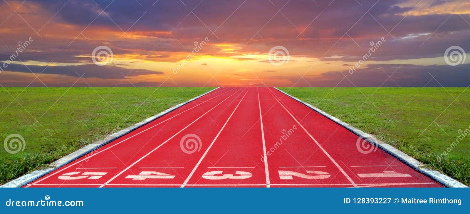 Running Track for the Athletes Background, Athlete Track Stock Image ...
