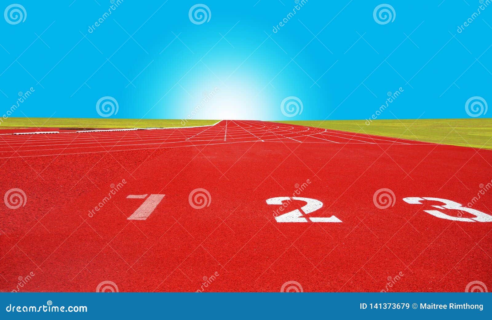 Running Track for the Athletes Background, Athlete Track Stock Image ...