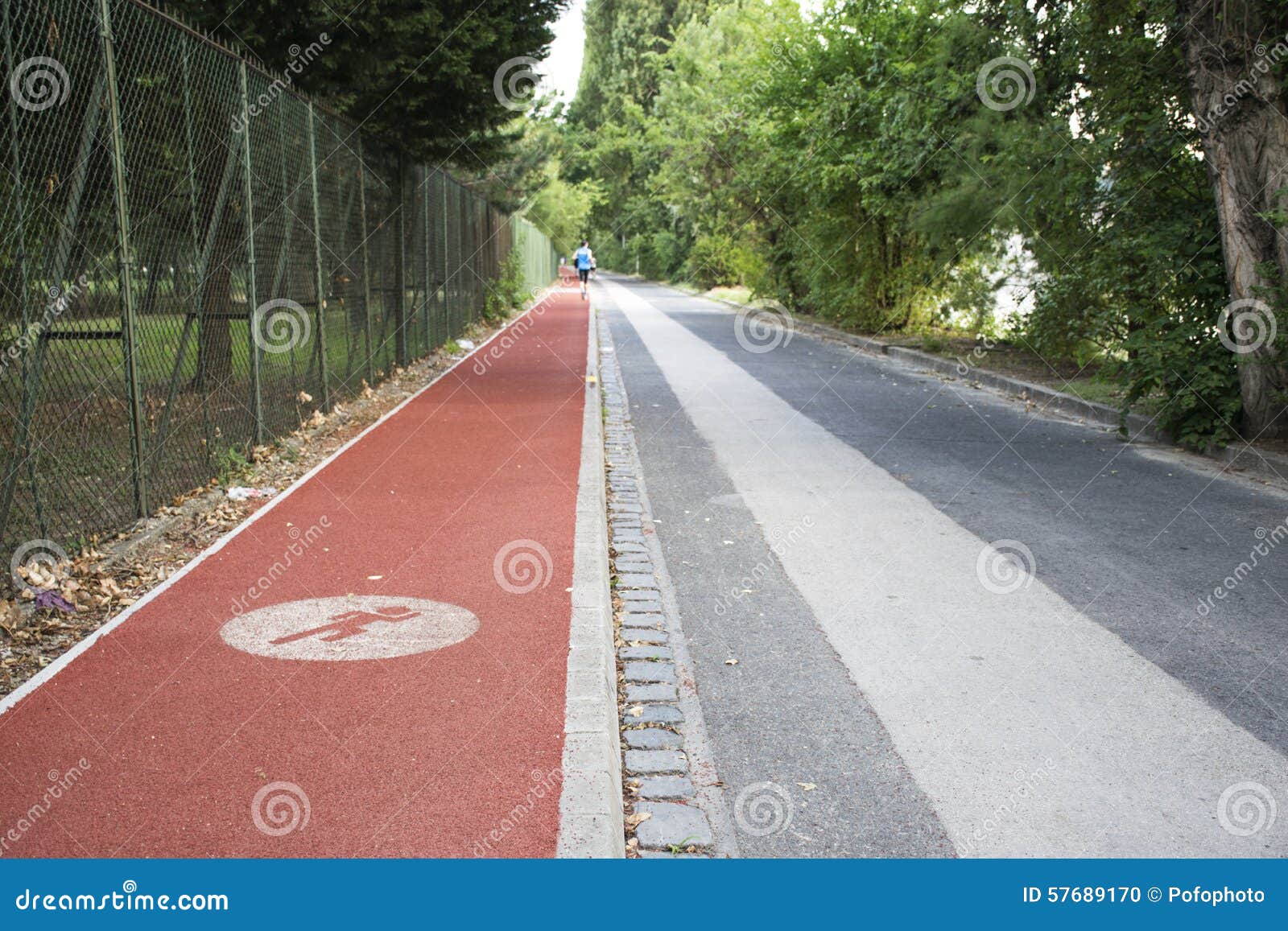 RUNNING TRACK in the CITY PARK Stock Photo - Image of track, race: 57689170