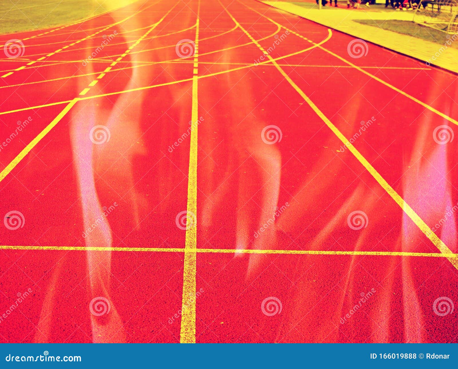 Running Track Detail Abstract Background. Jogging, Copy Stock Photo ...