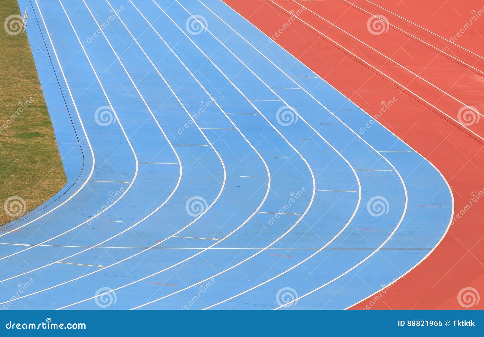 Running Track Field Sports Stadium Stock Photo - Image of track, start ...