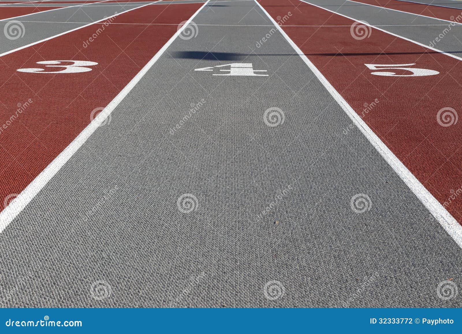 Running track stock photo. Image of recreation, road - 32333772