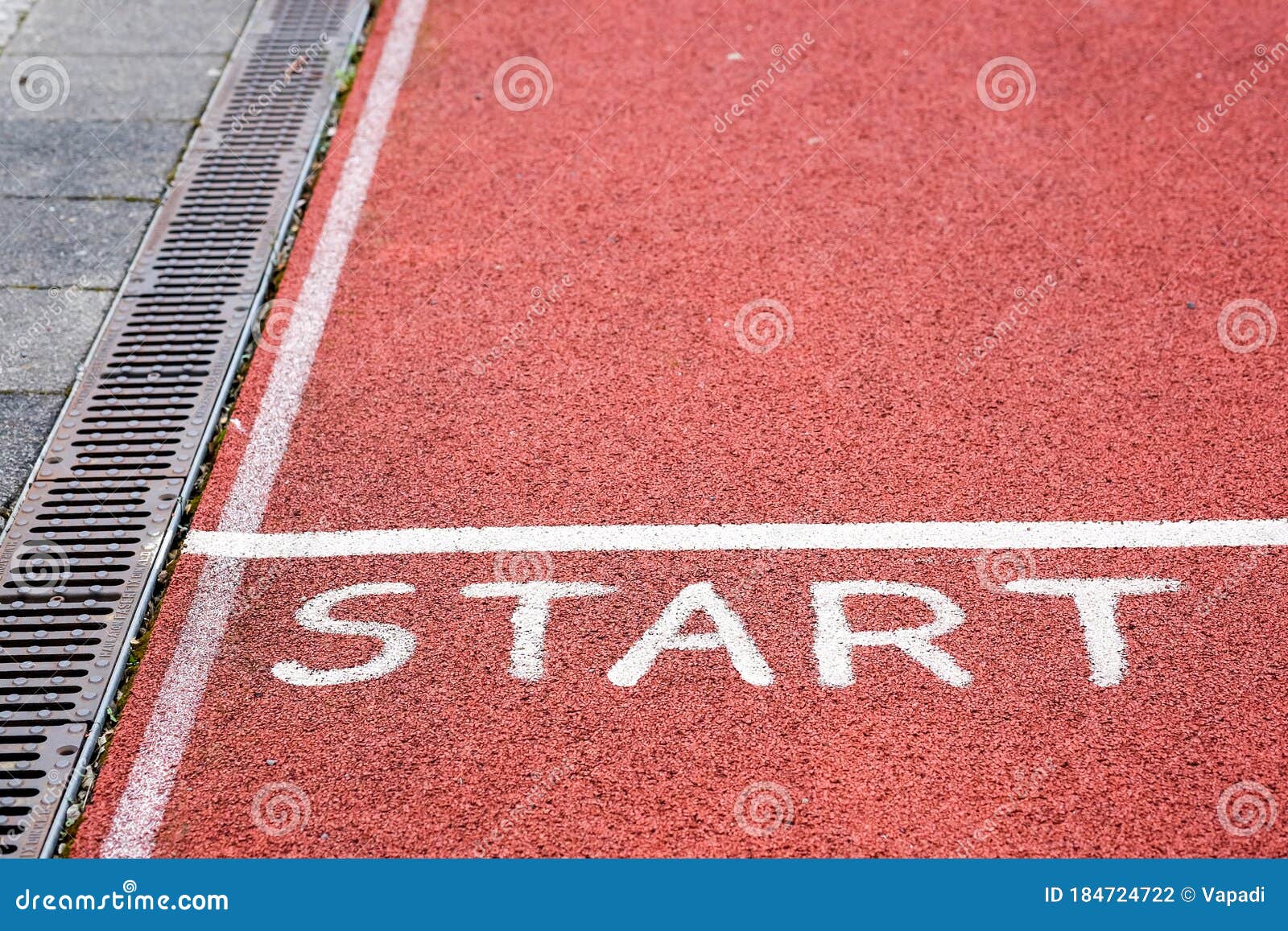 Running Track Line in Top View Stock Photo - Image of speed, sprint ...