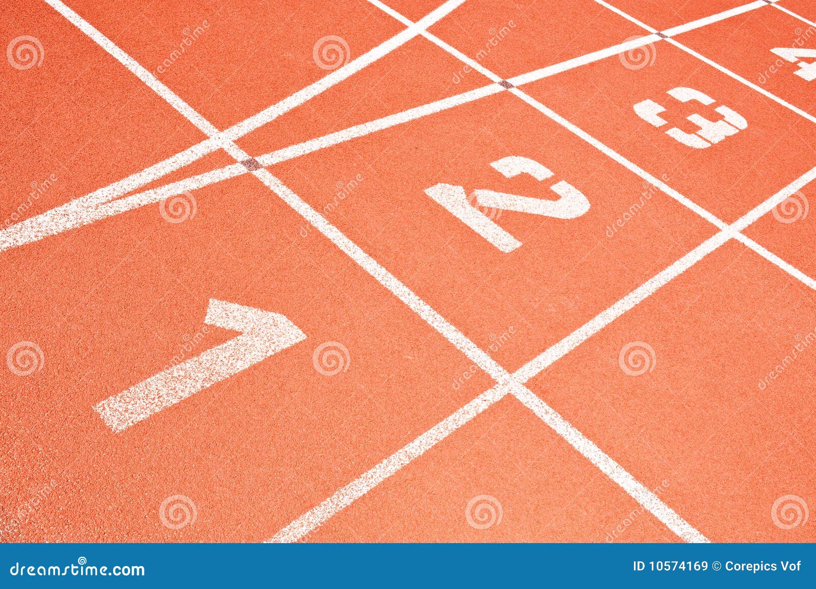 Running track lines stock image. Image of starting, boxes - 10574169