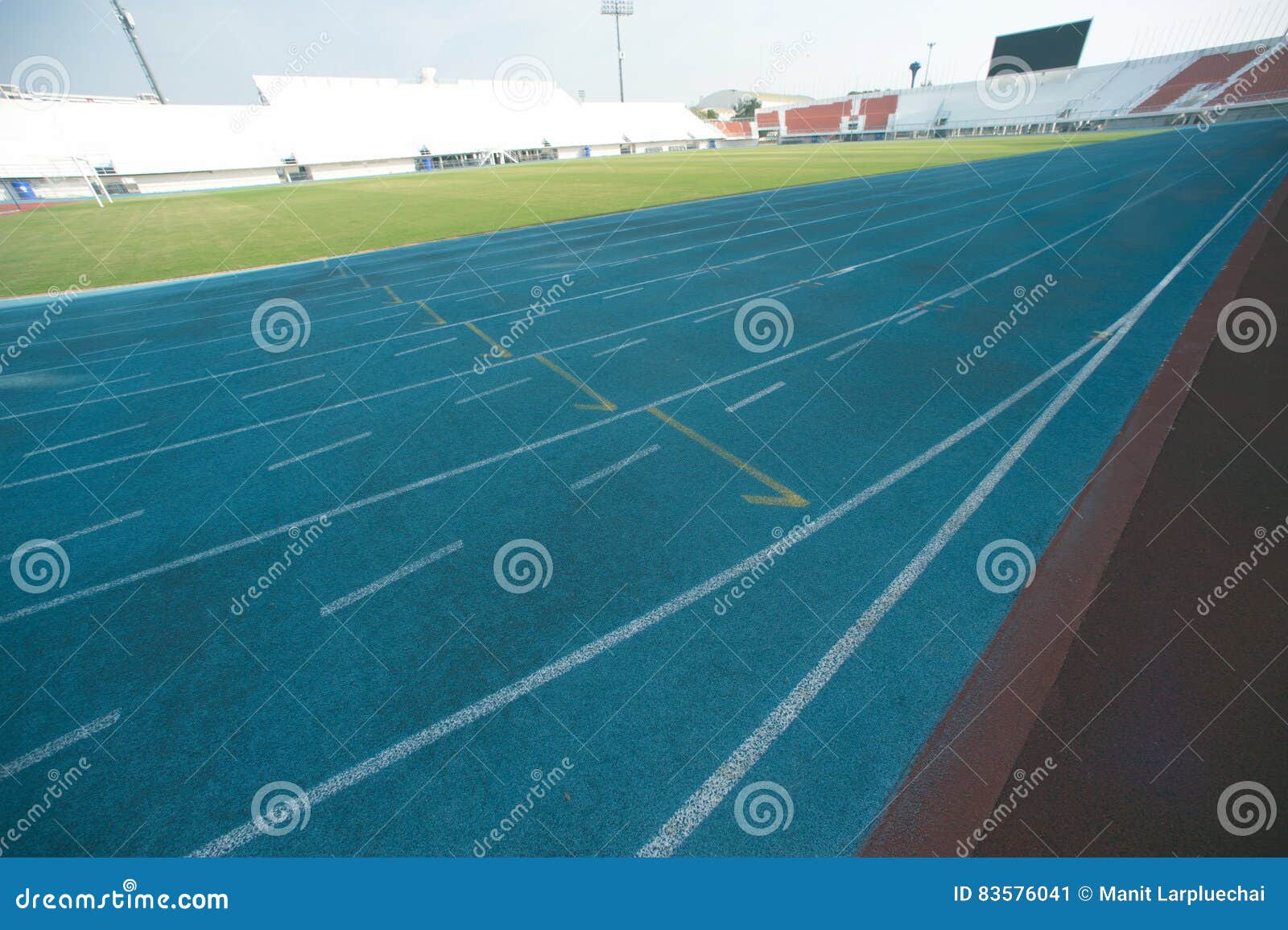 Running track lines. stock image. Image of competitive - 83576041