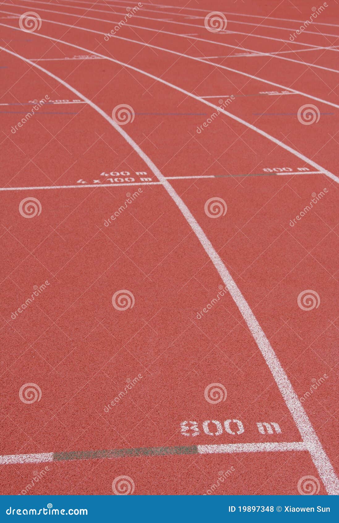 Running track with mark stock photo. Image of crossed - 19897348