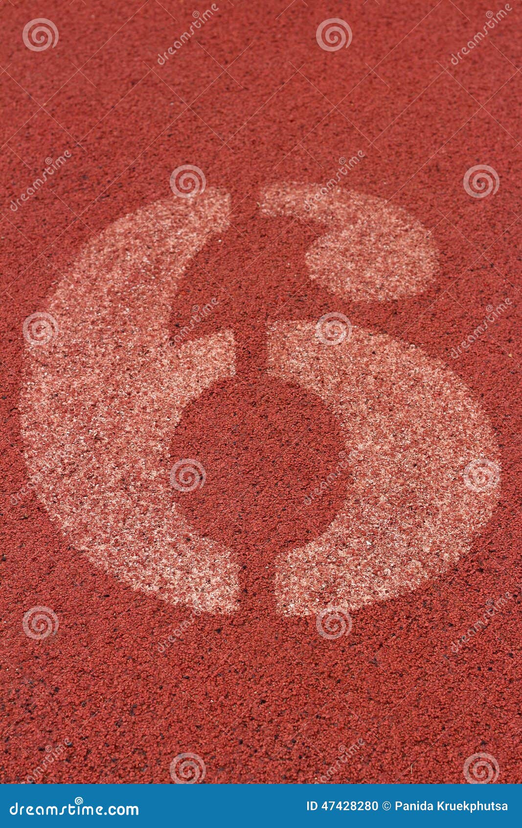 Running Track Number - for the Athletes Stock Photo - Image of ...