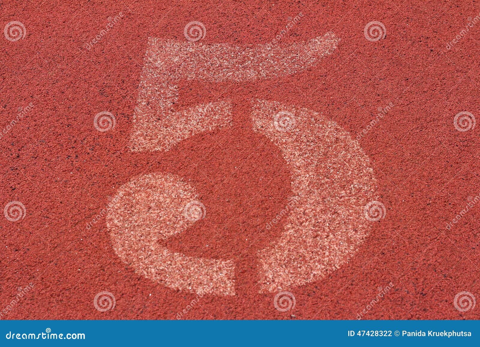 Running Track Number - for the Athletes Stock Photo - Image of green ...