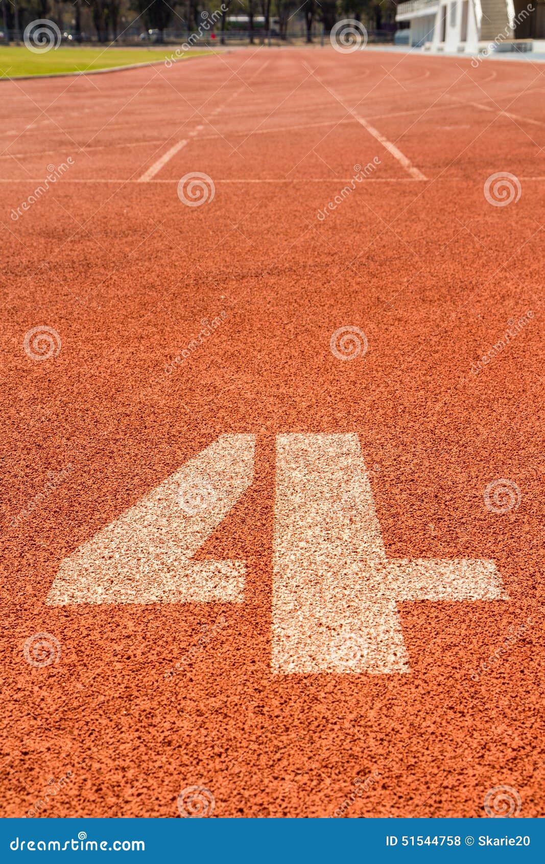 Running track number 4 stock photo. Image of racetrack - 51544758