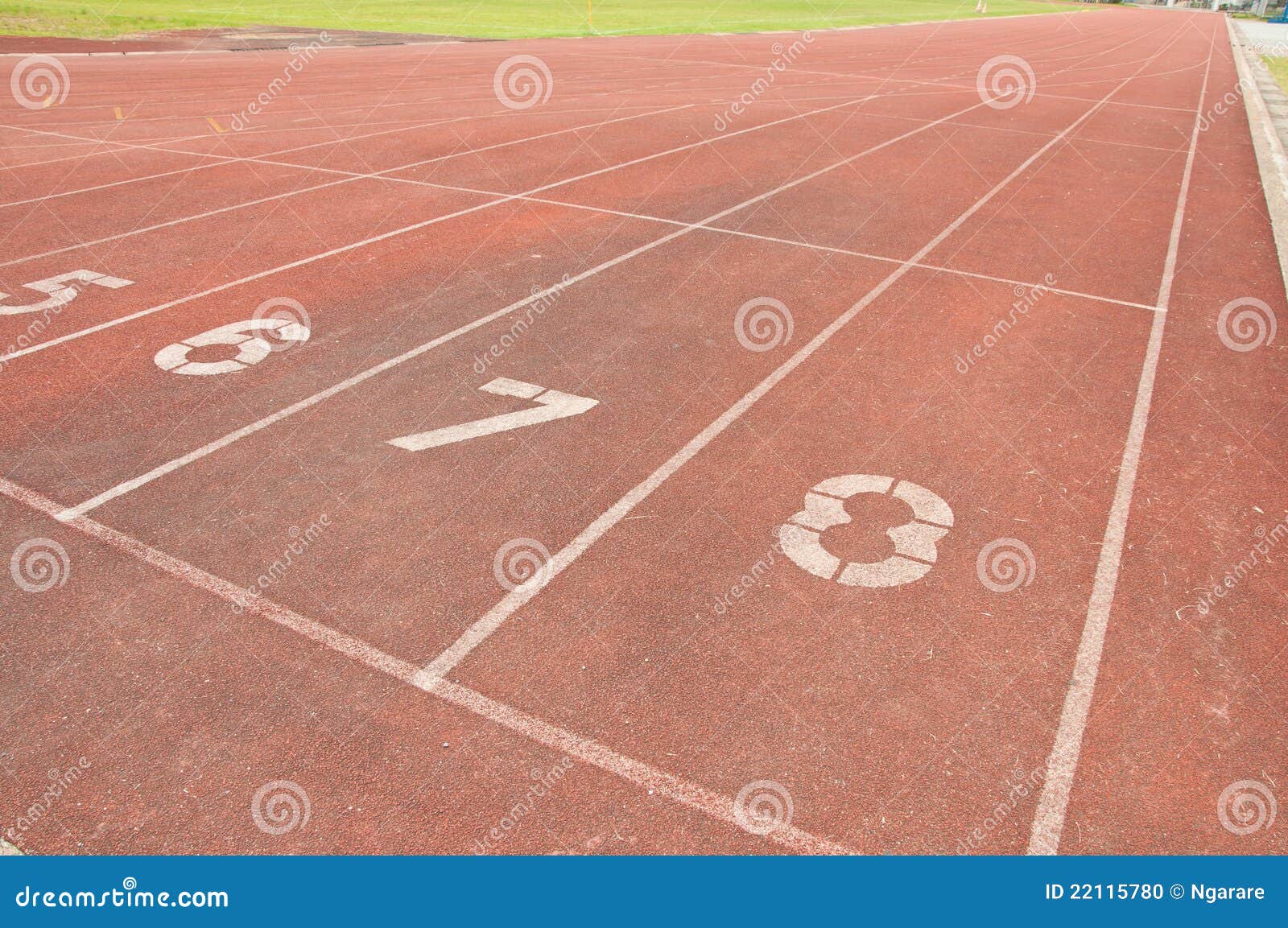 Running track number eight stock photo. Image of finish - 22115780