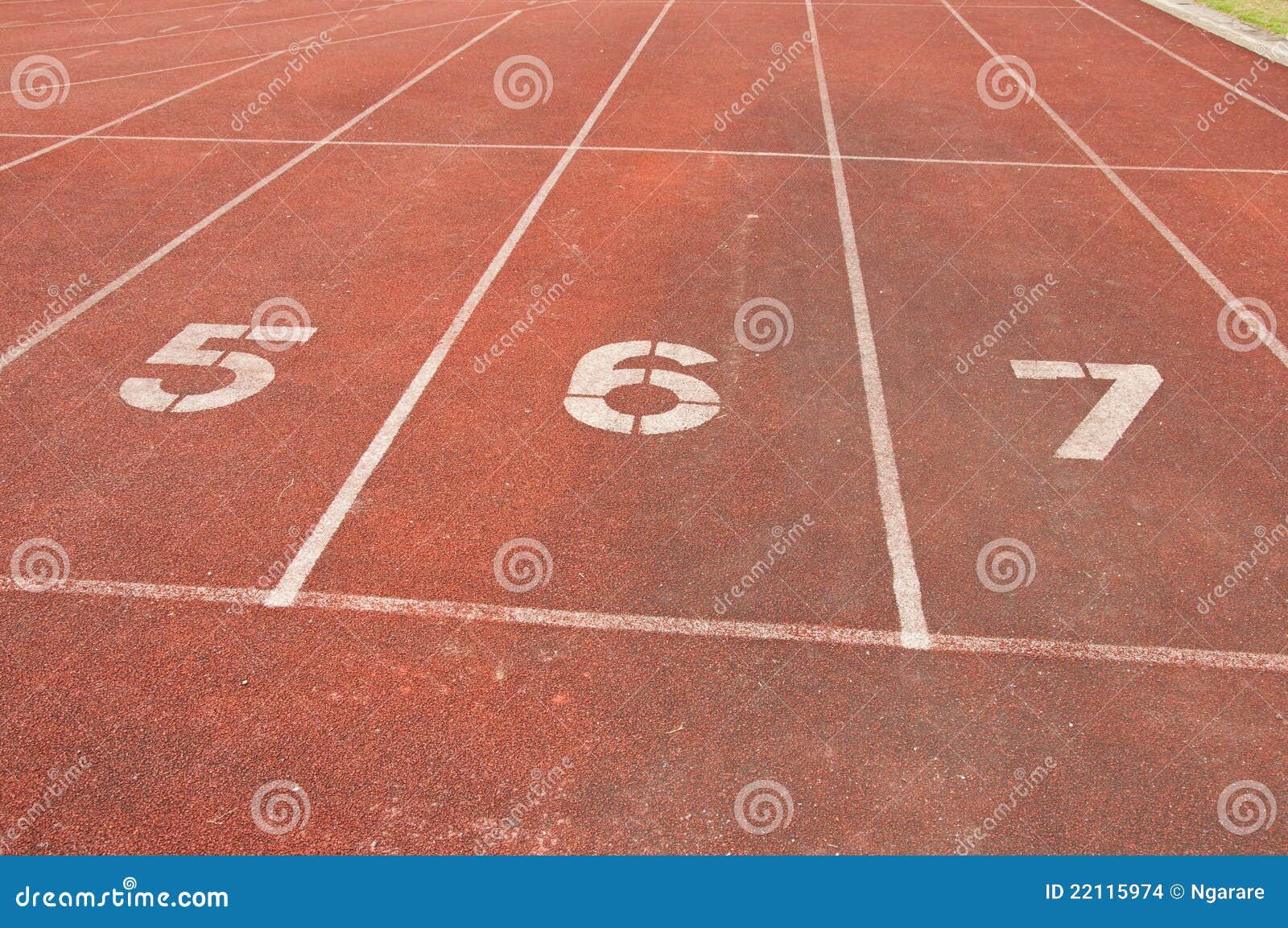 Running track number eight stock photo. Image of colorful - 22115974