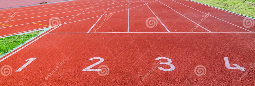 Running Track Numbers 1 2 3. Stock Image - Image of muscular, medicine ...