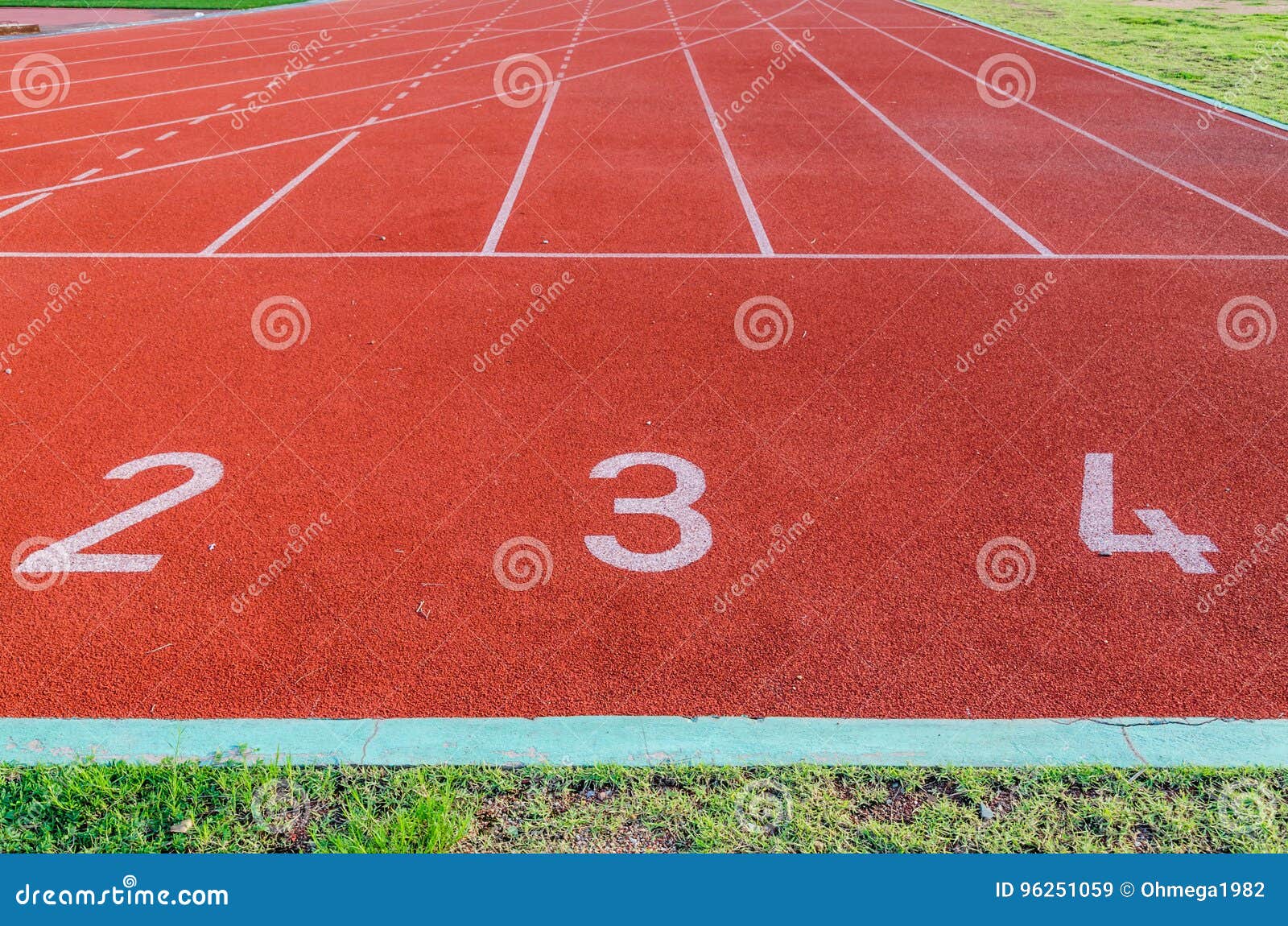Running Track Numbers 1 2 3. Stock Image - Image of muscular ...