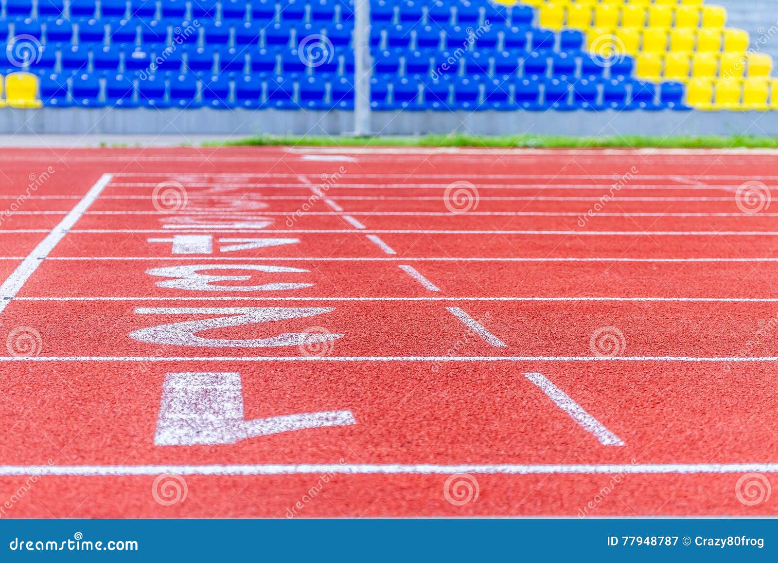 Running track numbers stock image. Image of second, race - 77948787