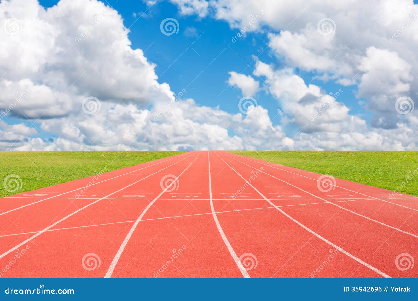Running track stock photo. Image of event, athletics - 35942696