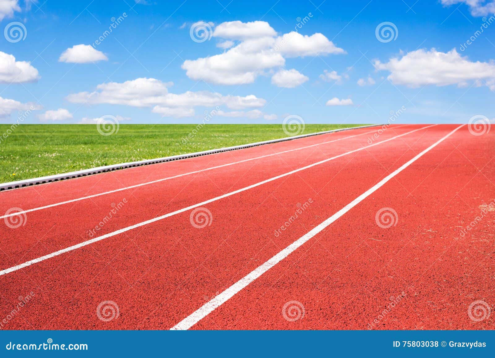 Running track over sky stock photo. Image of event, cheerful - 75803038