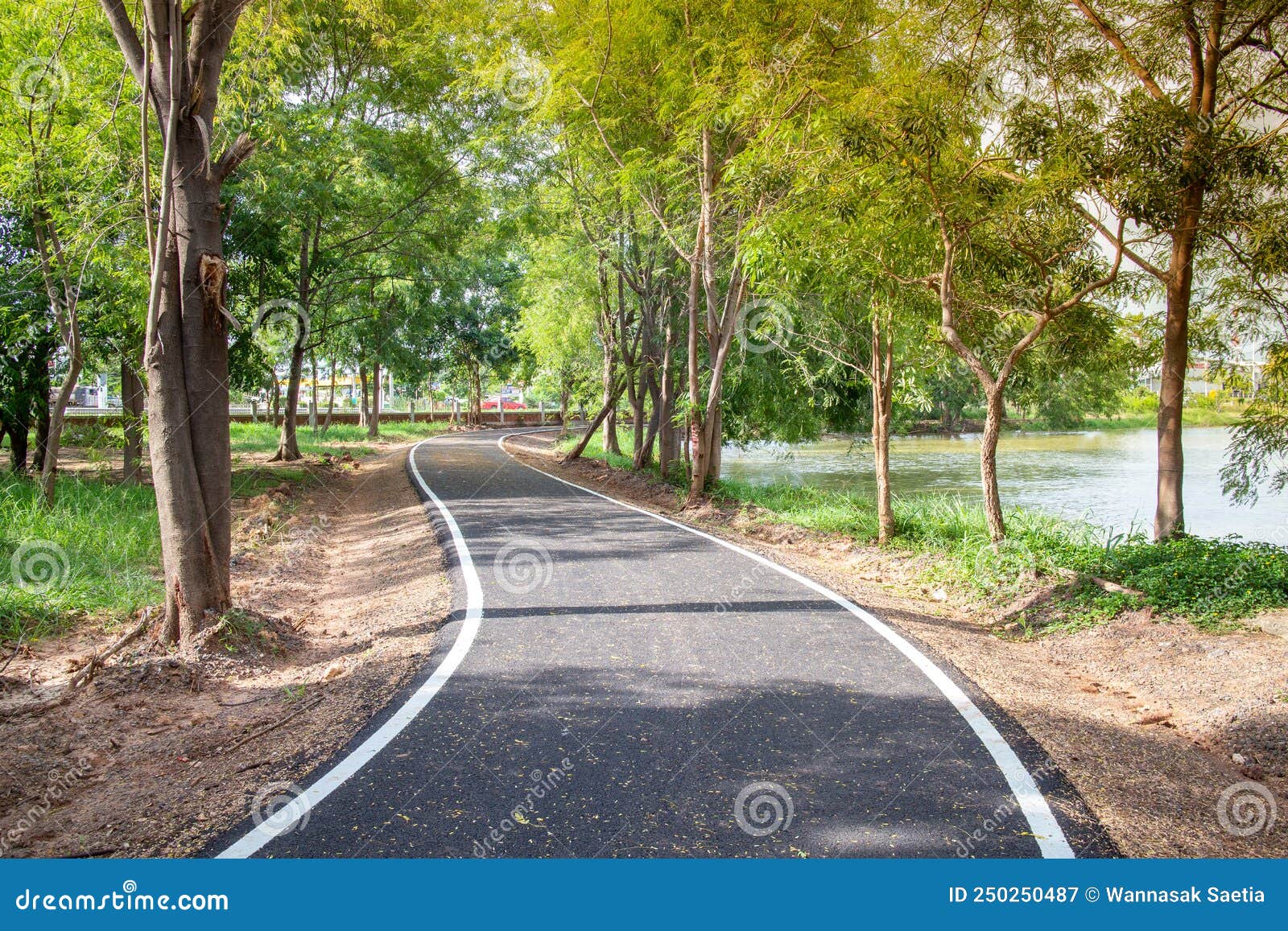 Running track in the park stock image. Image of environment - 250250487