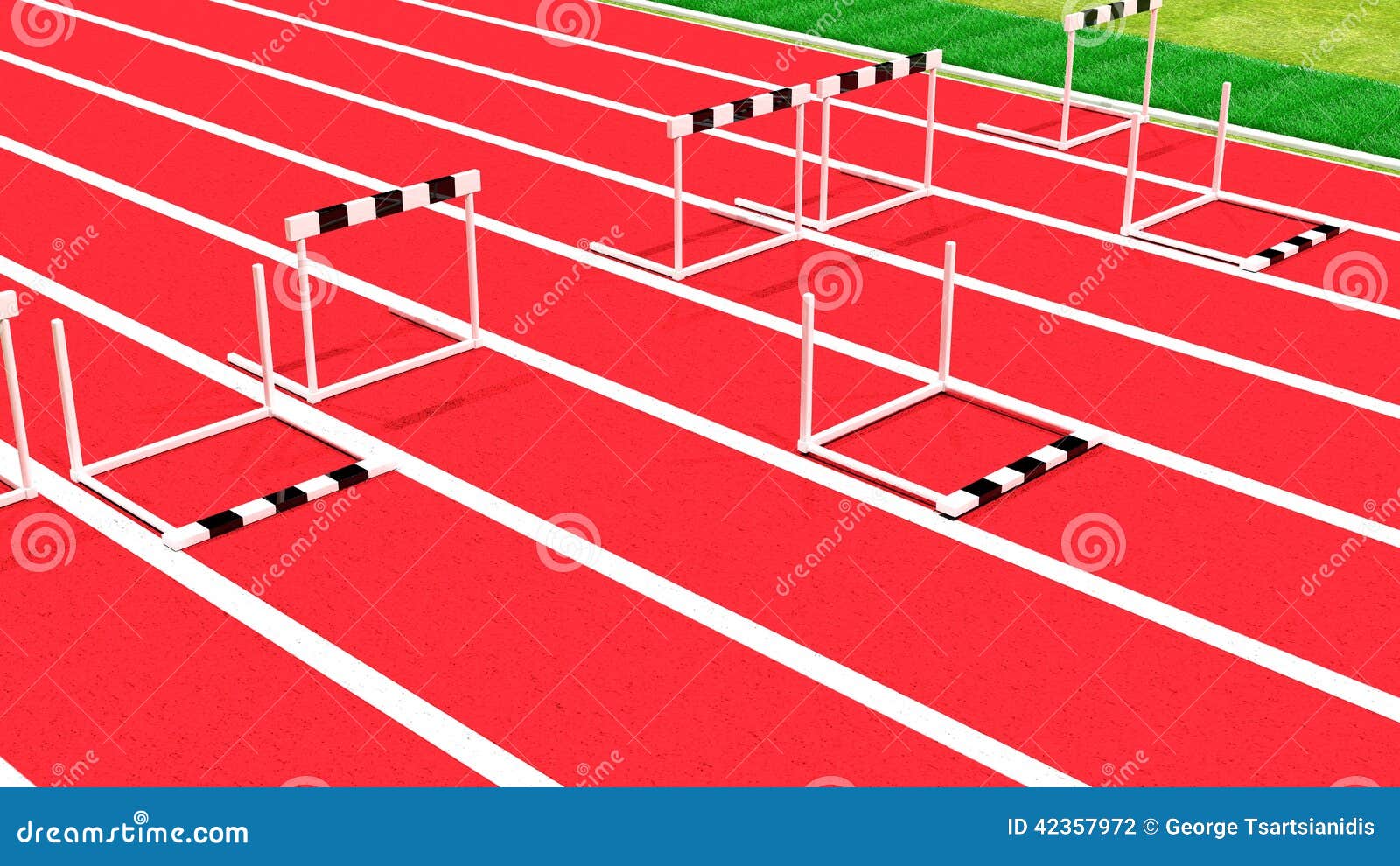 Running track stock illustration. Illustration of frame - 42357972