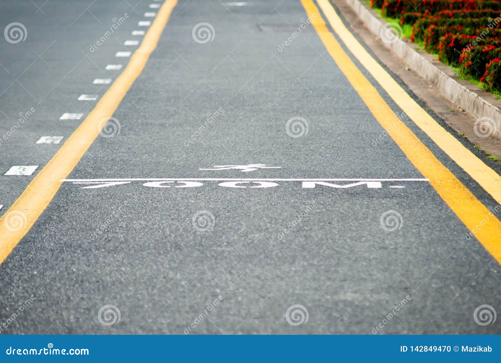 Running track stock photo. Image of activity, meter - 142849470