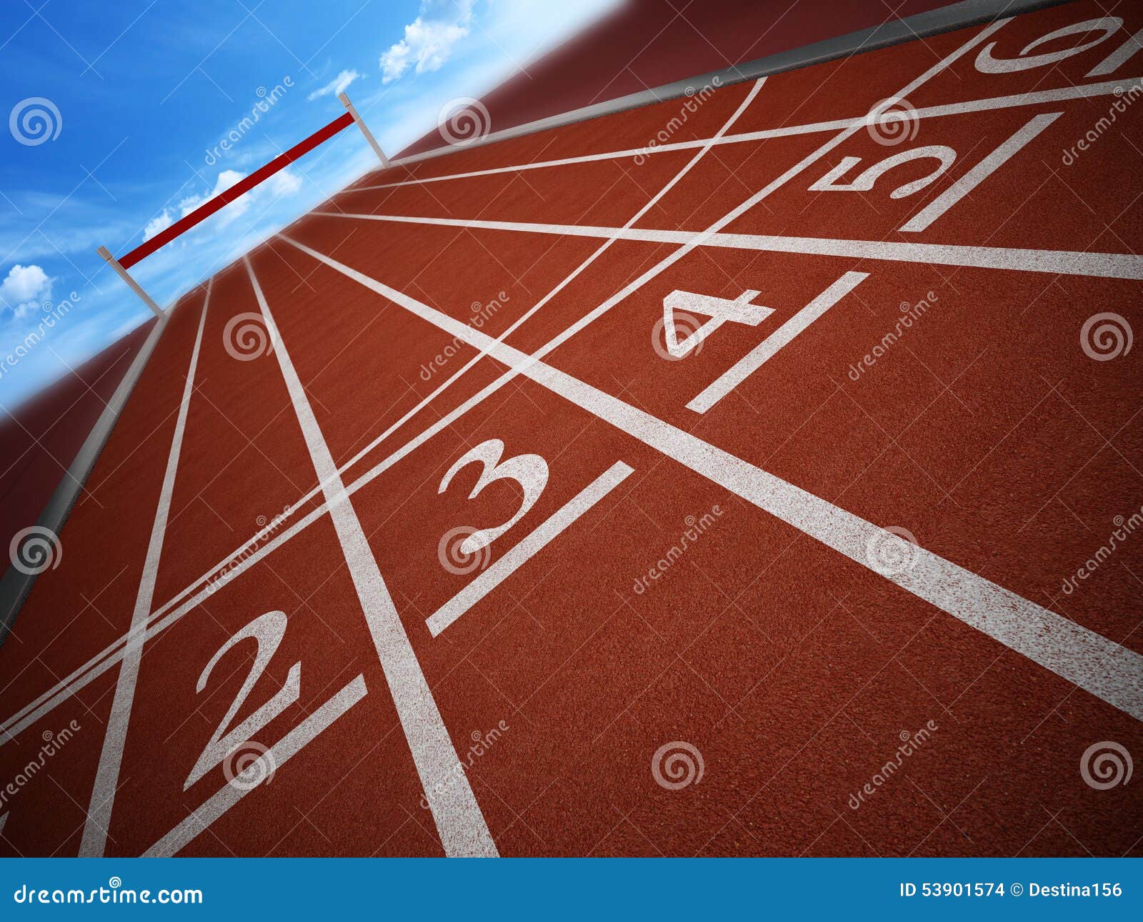 Running track stock illustration. Illustration of exercising - 53901574